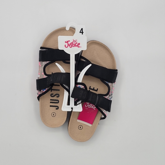 Justice | Shoes | Justice Girls Pink Footbed Slipper | Poshmark